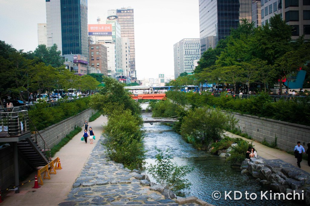 Urban Nature: Relaxing by Seoul’s Cheonggyecheon Stream – From KD to Kimchi